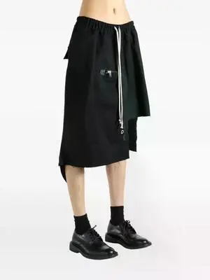 Rick Owens Dracca Drawstring Mini Skirt