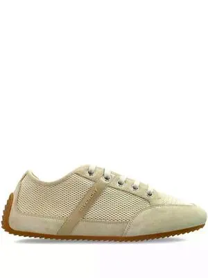 Givenchy Suede And Mesh Panelled Sneakers - Neutrals