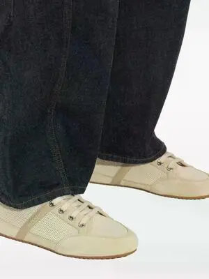 Givenchy Suede And Mesh Panelled Sneakers - Neutrals