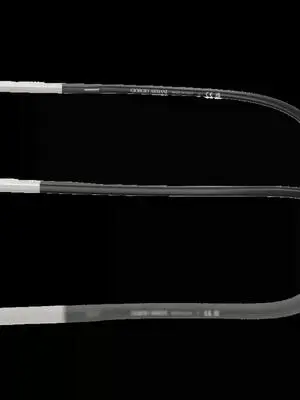 Giorgio Armani Round Frame Glasses - Black