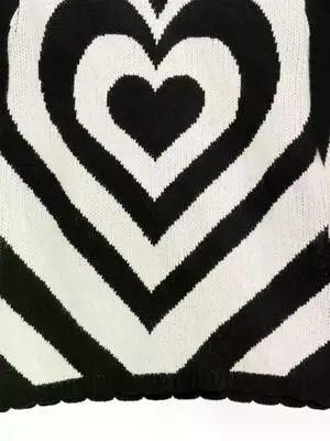 Farm Rio Heart Pattern Sweater