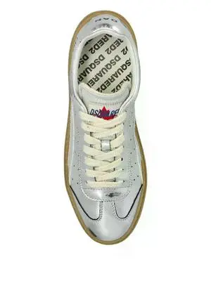 Dsquared2 Rider Leather Sneakers - Metallic