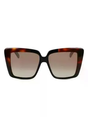FERRAGAMO Square-frame Sunglasses - Black