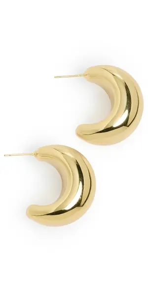 MARTHA CALVO Jordyn Hoop Earrings - Gold
