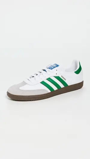 Adidas Samba Og Sneakers - White/green