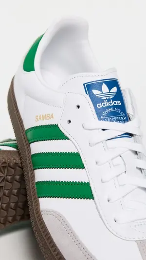Adidas Samba Og Sneakers - White/green