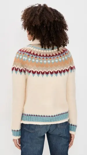 Line & Dot Vesper Fair Isle Sweater