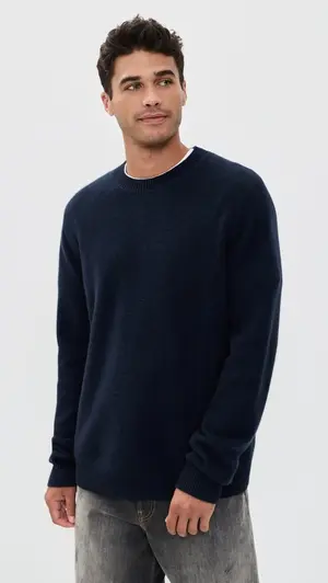 Guest In Residence Allday Cashmere Crewneck Sweater