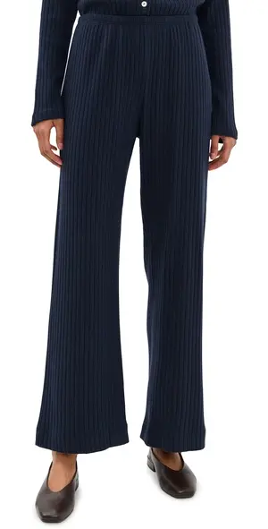 Donni. The Sweater Rib Simple Pants