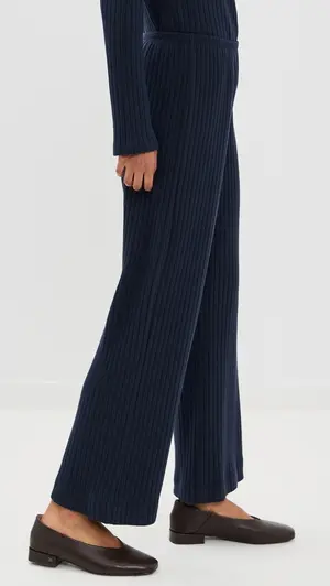 Donni. The Sweater Rib Simple Pants