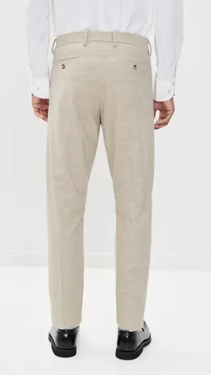 Nn07 Bill Relaxed Tapered Trousers - Cement