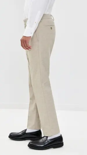 Nn07 Bill Relaxed Tapered Trousers - Cement