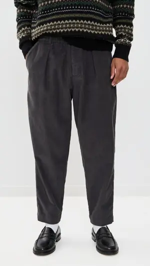 Universal Works Pleated Corduroy Track Pants