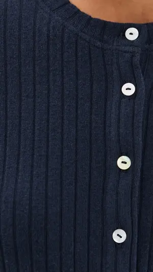 Donni. Ribbed Knit Cardigan