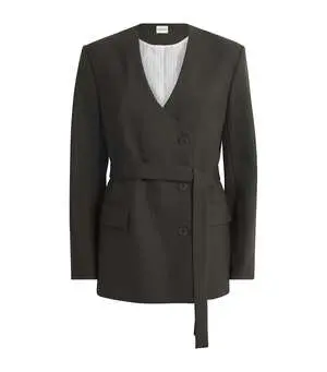Claudie Pierlot Belted Blazers For Women