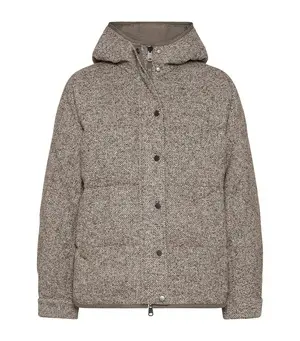 Women's Wool-Blend Hooded Jackets