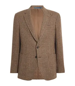 Polo Ralph Lauren Wool Glen Plaid Blazer - Brown