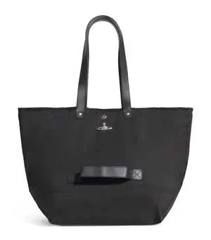 VIVIENNE WESTWOOD Large Utility Tote Bag - Black