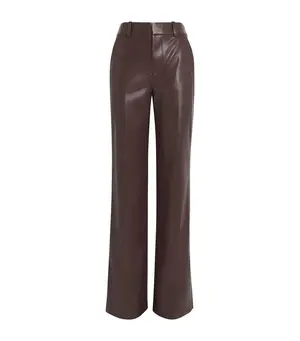 Alice + Olivia Vegan Leather Alexander Trousers