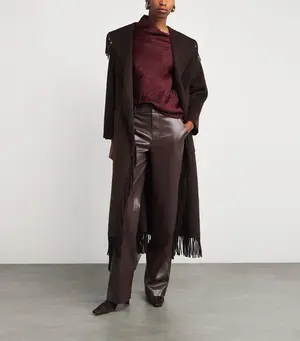Alice + Olivia Vegan Leather Alexander Trousers