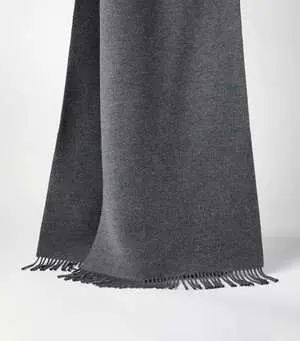 Brunello Cucinelli Wool-cashmere Hooded Scarf - Grey
