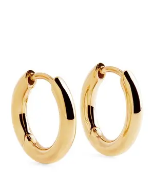Tom Wood Plated Hoop Earrings - Gold