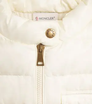 Moncler Down Padded Cardigan - White