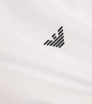 Emporio Armani Stretch-cotton Eagle Logo Crew-neck T-shirt