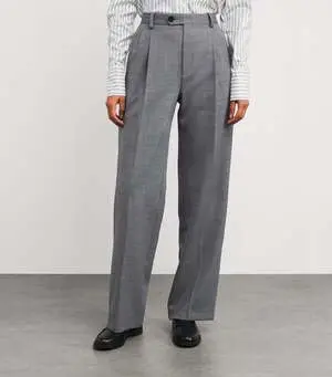 Sandro Wool-blend Straight Trousers