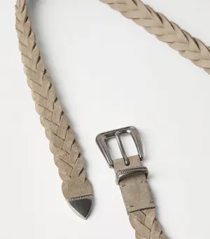 Brunello Cucinelli Braided Leather Belt