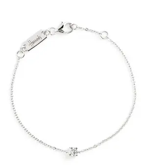 Harrods Fine Diamond Bracelet - White