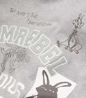 DOMREBEL Cotton College Logo Sweatshirt