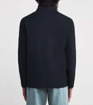 Sandro Spread-collar Cardigan - Blue