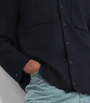 Sandro Spread-collar Cardigan - Blue