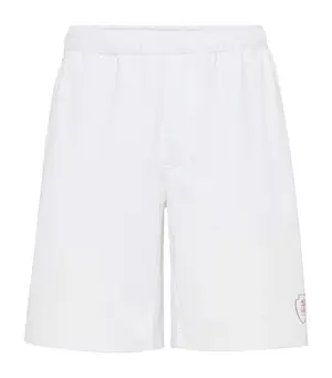 Brunello Cucinelli Cotton Bermuda Shorts - White