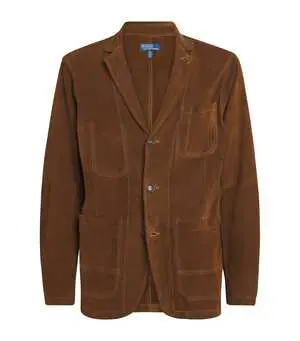 Polo Ralph Lauren Suede Unstructured Blazer