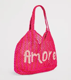 THE JACKSONS Large Stripe Dora Amore Tote Bag