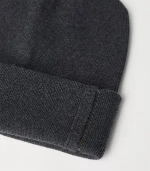 Brunello Cucinelli Cashmere Ribbed Beanie