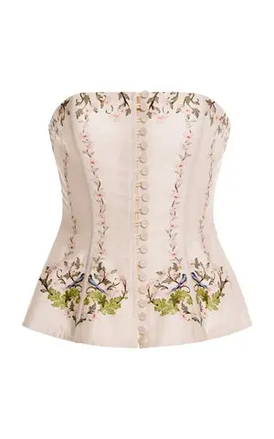 Agua Bendita Abelia Anhelo Corset Top - Print