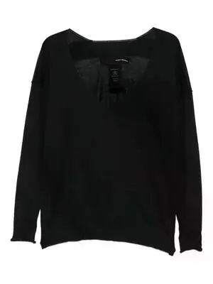 Isabel Benenato V-neck Long Sleeve Sweater