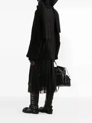 Dolce & Gabbana Pleated Zip-detailed Skirt