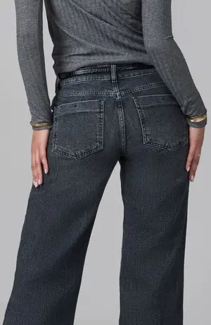 LOLA DENIM Miro Mid-rise Straight Jeans