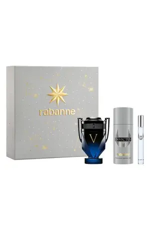 Rabanne Invictus Victory Elixir 3-piece Fragrance Set $237 Value - No Color