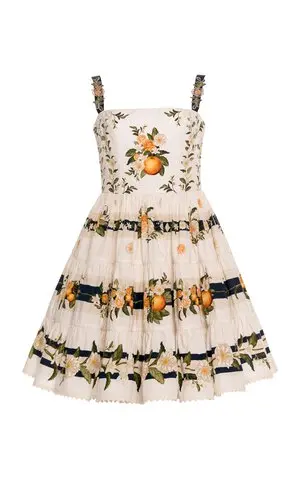 Agua Bendita Lima" Mini Dress