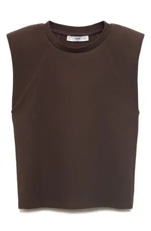 Mango Padded Shoulder T-shirt