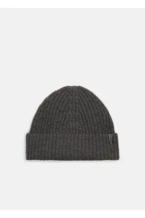 Vince Cashmere Shaker-stitch Beanie - Natural