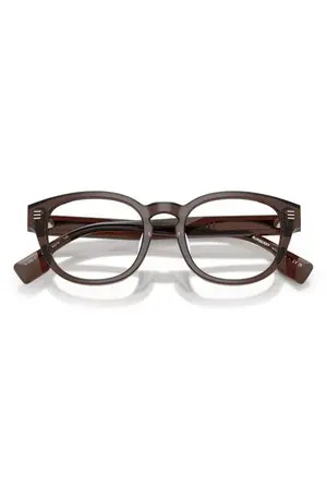 Burberry 49mm Round Eyeglasses