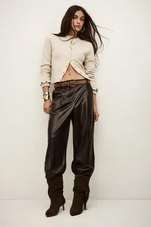 Ba&sh Rami Faux Leather Trousers