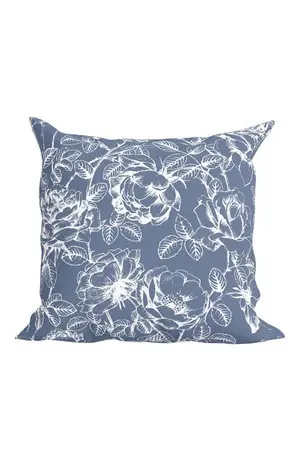 WINTERBORNE DECOR Williamsburg Blue Floral Pillow - Emmaline