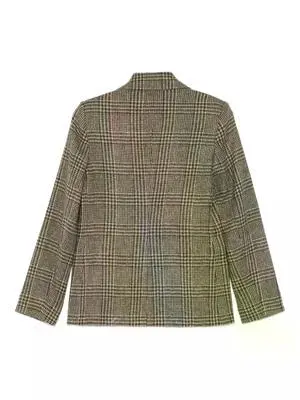 Antonelli Firenze Double-breasted Check-print Blazer